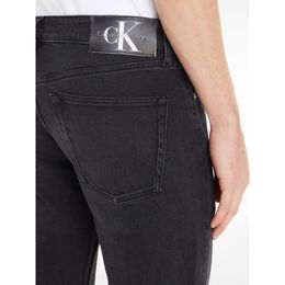 Calvin Klein Jeans Herren Slim-fit-Jeans &raquo;SLIM TAPER&laquo; mit Markenlabel schwarz 33, L&auml;nge 30