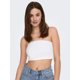 Only Damen Only Crop-Top &raquo;ONLLIVE LOVE TUBE 2PACK CROP TOP JRS&laquo; Packung, 2 Stk. schwarz-wei&szlig; XXXL(46)