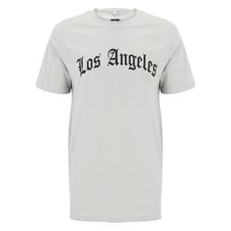 MisterTee T-Shirt &raquo;Herren Los Angeles Wording Tee&laquo; 1 Stk. lightasphalt S S Vielseitige T-Shirts f&uuml;r jeden Anlass