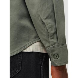 Jack & Jones Jack & Jones Herren Langarmhemd &raquo;JCOCOLLECTIVE ZAC OVERSHIRT LS SN&laquo; gr&uuml;n S, N-Gr