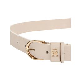 Tommy Hilfiger Damen Lederg&uuml;rtel &raquo;ESSENTIAL EFFORTLESS 2.5 cm breit NUBUCK&laquo; Gr&ouml;&szlig;enverstellbar gr&uuml;n