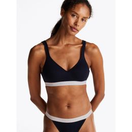 Tommy Hilfiger Underwear Damen Bralette-BH &raquo;BRALETTE LIFT&laquo; mit Rippenstruktur blau XL (42/44), N-Gr
