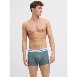 Jack & Jones Jack & Jones Herren Trunk &raquo;JACCARL SOLID TRUNKS 7 PACK&laquo; Packung, 7 Stk. mit Marken Schriftzug orange M, 7 Stk.