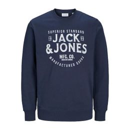 Jack & Jones Jack & Jones Herren Sweatshirt &raquo;JJJEANS SWEAT O-NECK&laquo; blau S