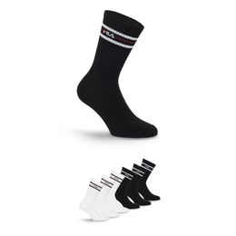 Fila Damen Socken &raquo;UNISEX LIFESTYLE PLAIN SOCKS&laquo; 6 Paar tlg. mit eingestricktem Logo 39-42