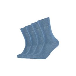 Camano Herren Socken &raquo;ca-soft&laquo; 4 Paar, 4 Stk. tlg. mit verst&auml;rktem Fersen- und Zehenbereich blau 43-46