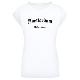 Merchcode T-Shirt &raquo;Damen Ladies Amsterdam Extended Shoulder Tee&laquo; 1 Stk. white M M Vielseitige T-Shirts f&uuml;r jeden Anlass