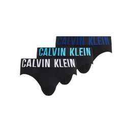 Calvin Klein Underwear Hipster &raquo;HIP BRIEF 3PK&laquo; Packung, 3er, 3 Stk. mit Logo-Stretchbund B- NAVY PEONY, WHITE, BLUE ATOLL LG M (50) - 3 Stk. 3 Stk....