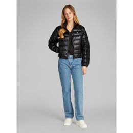 Calvin Klein Jeans Damen Steppjacke &raquo;UL DOWN SHINE PUFFER&laquo; mit Logodruck schwarz XL (42)