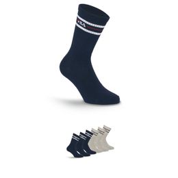 Fila Damen Socken &raquo;UNISEX LIFESTYLE PLAIN SOCKS&laquo; 6 Paar tlg. mit eingestricktem Logo 43-46