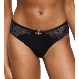 Triumph Damen Tai-Slip &raquo;Wild Gardenia Florale&laquo; weiche Spitze, elegant schwarz 46