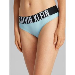 Calvin Klein Underwear Damen Bikinislip &raquo;BIKINI&laquo; mit gro&szlig;em Logo blau S (36)