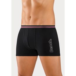Bench. Herren Boxer &raquo;Boxershorts f&uuml;r Herren&laquo; Packung, 4 Stk. Unterhosen mit seitlichem Logo Druck schwarz S, 4 Stk.