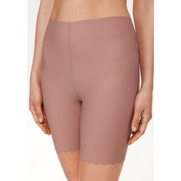 Lascana Damen Lascana Radlerhose Unterzieh-Radlerhose f&uuml;r ein sicheres Gef&uuml;hl beige 32/34, N-Gr