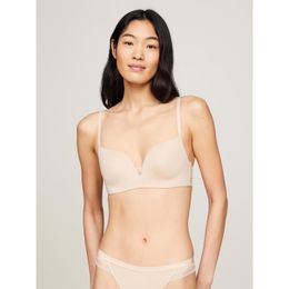 Tommy Hilfiger Underwear Push-up-BH &raquo;WIRELESS PUSH UP&laquo; mit Spitze & verstellbaren Tr&auml;gern beige 70, Cup D Push-up-BH