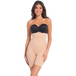 MAGIC BODYFASHION Damen MAGIC BODYFASHION Shapinghose &raquo;Dream Shaper Hi-Bermuda&laquo; Atmungsaktiv und weich: F&uuml;r h&ouml;chsten Tragekomfort braun M