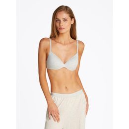 Tommy Hilfiger Underwear Push-up-BH &raquo;WIRELESS PUSH UP BRA&laquo; mit Logoschriftz&uuml;gen an den Kanten grau XL (42/44), N-Gr Push-up-BH