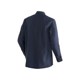 Maier Sports Herren Funktionshemd &raquo;Magos L/S M&laquo; Herren Hemd langarm, atmungsaktives Freizeithemd, Taillierter Schnitt blau 50, Normalgr&ouml;&szlig;en