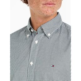 Tommy Hilfiger Herren Langarmhemd &raquo;NAT. SOFT FLEX GINGHAM Regular Fit SHIRT&laquo; gr&uuml;n S, N-Gr