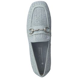 Marco Tozzi Damen Marco Tozzi Slipper &raquo; Slipper Lederimitat/Textil&laquo; blau 40