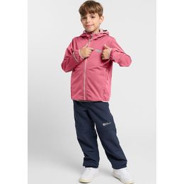 Jack Wolfskin M&auml;dchen Outdoorjacke &raquo;FELDBERG HOODED JKT K&laquo; mit Kapuze pink 176