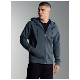 TRIGEMA Herren Sweatjacke &raquo;TRIGEMA Sweatjacke mit Kapuze&laquo; 1 Stk. blau S