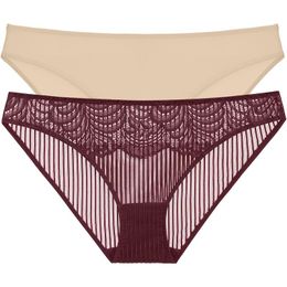 Dorina Damen Hipster &raquo;EMERSYN&laquo; 2er Pack, weiches Stretchmaterial, atmungsaktiv beige XXL