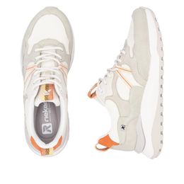 Rieker Sport Damen RIEKER Sport Keilsneaker &raquo;Bel Air&laquo; , Freizeitschuh, Halbschuh, Schn&uuml;rschuh mit herausnehmbarem Fu&szlig;bett beige 37