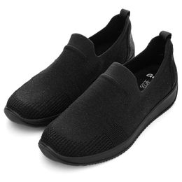 Ara Damen Slipper &raquo;LISSABON&laquo; , Slip-On-Sneaker, Schlupfschuh, Komfortschuh in Weite G schwarz 4 (37)