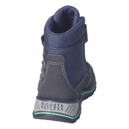 Ricosta Jungen Winterstiefel &raquo;Grisu WMS: normal&laquo; Klettstiefel Blinkfunktion, Gr&ouml;&szlig;enschablone zum Download blau 27