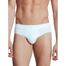 Calida Herren Calida Slip &raquo;Cotton Code&laquo; elastisch, Single Jersey, bequem, weich, ohne Eingriff wei&szlig; S (46/48)