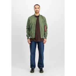 Alpha Industries Herren Bomberjacke &raquo;MA-1 TT Light&laquo; gr&uuml;n L