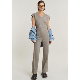 G-Star Raw G-Star Damen G-STAR Jumpsuit &raquo;Riveted flared jumpsuit sl wmn&laquo; grau M, N-Gr
