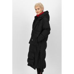 alife and kickin Alife & Kickin Damen Winterjacke &raquo;Damen RihannaAK A&laquo; mit Kapuze Langer, warmer Wintermantel mit gro&szlig;er Kapuze und Fleece Innenfutter XL