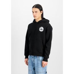 Alpha Industries Herren Hoodie &raquo;Logo Hoodie Backprint&laquo; schwarz XXL