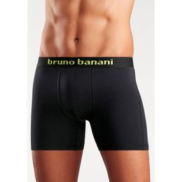 Bruno Banani Herren Boxer &raquo;Boxershorts f&uuml;r Herren&laquo; Packung, 4 Stk. mit l&auml;ngerem Bein und auff&auml;lligen Logobund bunt S, 4 Stk.