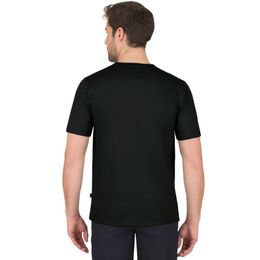 TRIGEMA Damen T-Shirt &raquo;TRIGEMA T-Shirt mit Knopfleiste DELUXE Baumwolle&laquo; 1 Stk. schwarz L