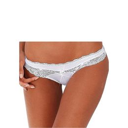 Lascana Damen Lascana String mit abnehmbaren Strapsen wei&szlig; 36/38