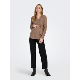Only Maternity Damen Only Maternity Stretch-Umstandshose &raquo;OLMFEVER WIDE PANTS JRS NOOS&laquo; schwarz XL (42), N-Gr