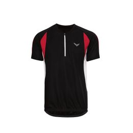TRIGEMA Herren T-Shirt &raquo;TRIGEMA Fahrradtrikot aus atmungsaktivem COOLMAX -Material&laquo; 1 Stk. schwarz M