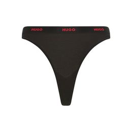 Hugo Underwear Damen HUGO Underwear String &raquo;ID&laquo; aus Stretch-Baumwolle mit Logos am Bund L