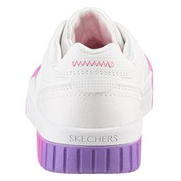 Skechers M&auml;dchen Sneaker &raquo;JADE-SOFT GLOW&laquo; , Schn&uuml;rschuh mit Regenbogenlaufsohle, Gr&ouml;&szlig;enschablone zum Download wei&szlig; 29