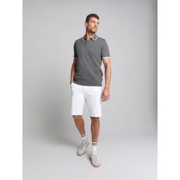 NO EXCESS Herren NO EXCESS T-Shirt &raquo; Kurzarm Poloshirt&laquo; grau L