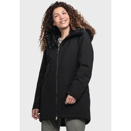 Sch&ouml;ffel Sch&ouml;ffel Damen Parka &raquo;Urban Ins Parka Style Crivat WMS&laquo; mit Kapuze schwarz 46