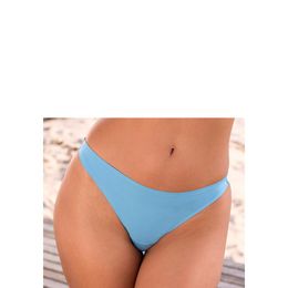 Nuance Damen String mit extraflachen, geklebten Kanten blau XS (32/34)