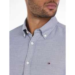 Tommy Hilfiger Herren Langarmhemd &raquo;OXFORD DOBBY Slim Fit SHIRT&laquo; blau 3XL, N-Gr