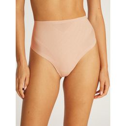 Calvin Klein Underwear Damen Formstring &raquo;SCULPTED FIRM MESH THONG&laquo; mit formendem Effekt, shapewear beige XS (34)