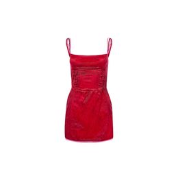 EKCENTRIK Kleid Damen Gr&ouml;&szlig;e 40 kirschrot Winterkleid