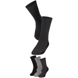 Apollo Damen Basicsocken &raquo;THERMAL/TRACKING SOCKS&laquo; 3er Pack, Unisex mit w&auml;rmenden Merinowoll-Anteil bunt 47-48