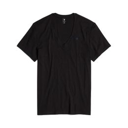 G-Star Raw G-STAR T-Shirt &raquo;Base V-Neck T-Shirt 2-Pack&laquo; dk black XXS XXS Gerippter Ausschnitt